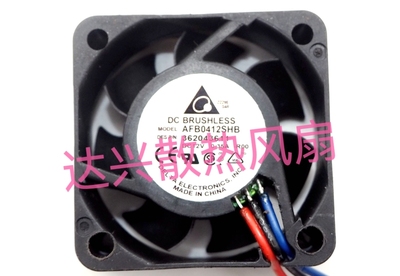 台达4015 AFB0412SHB 12V0.35A 4CM厘米大风量测速风扇40*40*15MM
