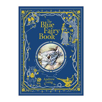英文原版 Blue Fairy Book 朗格蓝色童话 皮革精装版 巴诺儿童经典 英文版 进口英语原版书籍