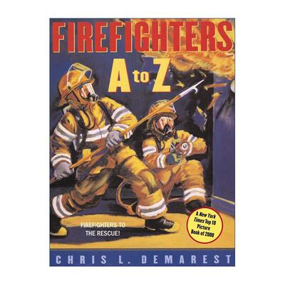 英文原版 Firefighters A to Z 消防员 儿童文学选择奖 英文版 进口英语原版书籍
