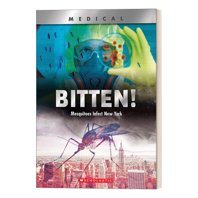英文原版 Bitten Mosquitoes Infect New York Xbooks系列 蚊叮虫咬 蚊子感染纽约 科普知识绘科普读物 英文版 进口英语原版书籍