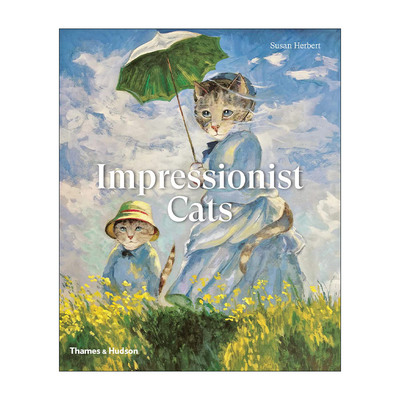 英文原版 Impressionist Cats 印象派 猫 古典典型印象派猫咪艺术画册 英文版 进口英语原版书籍