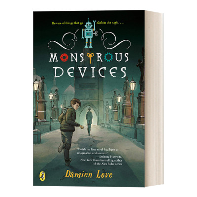 英文原版 Monstrous Devices 可怕的设备 儿童奇幻侦探冒险小说 Damien Love 英文版 进口英语原版书籍