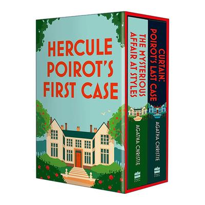 英文原版 Hercule Poirot’s First and Last Cases 大侦探波洛的开场之案与最后一案 斯泰尔斯庄园奇案 谢幕 两册精装盒装 进口