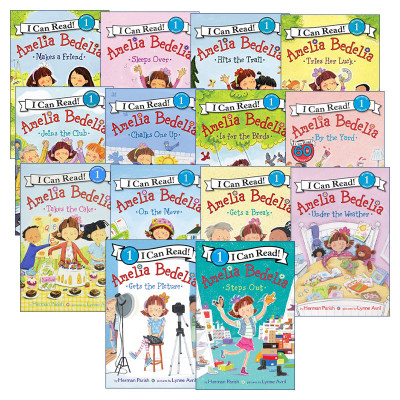 英文原版 Amelia Bedelia 阿米莉亚系列14册 糊涂女佣分级阅读 I Can Read Level 1 图画故事书 儿童绘本 英文版 进口英语原版书籍
