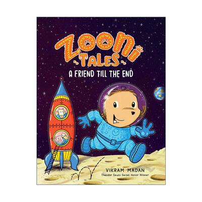 英文原版 Zooni Tales 02 A Friend Till the End 佐尼的故事系列2 永远的朋友 儿童幽默全彩漫画章节桥梁故事书 Vikram Madan