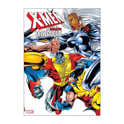 英文原版 X-Men Road to Onslaught Omnibus Vol.1 X战警 猛攻前传 精选集 卷一 漫威漫画 精装经典收藏版 英文版进口英语原版书籍