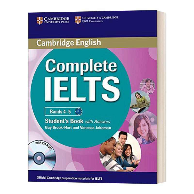 英文原版 Complete Ielts Bands 4-5 Student’s Book with Answers雅思完全备考学生书4-5分带 ...