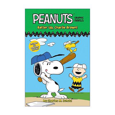 英文原版 Batter Up  Charlie Brown! 加油 查理布朗 史努比 花生漫画小说 英文版 进口英语原版书籍