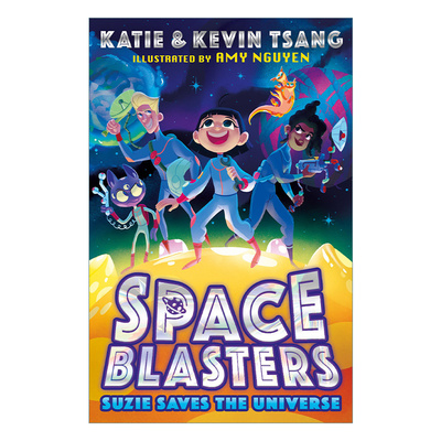 英文原版 Space Blasters Suzie Saves The Universe 太空冒险小分队1 苏茜拯救宇宙 儿童太空科幻章节书 英文版 进口英语原版书籍