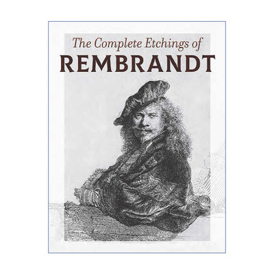 英文原版 The Complete Etchings of Rembrandt 伦勃朗·哈尔曼松完整蚀刻画集 绘画艺术画册 英文版 进口英语原版书籍