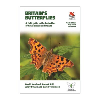 英文原版 Britain's Butterflies 英国的蝴蝶 大不列颠及爱尔兰的蝴蝶野外指南 第四版 英文版 进口英语原版书籍