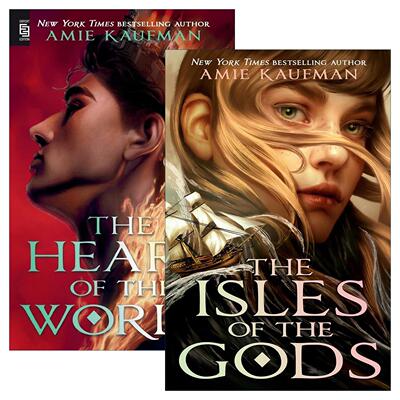 英文原版 The Isles of the Gods 众神之岛2册 青少年奇幻冒险小说 星谜档案作者艾米·考夫曼 英文版 进口英语原版书籍