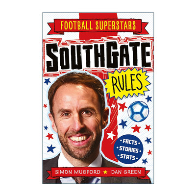 英文原版 Football Superstars Southgate Rules 足球明星特辑 英格兰足球教练加雷斯·索斯盖特 英文版 进口英语原版书籍