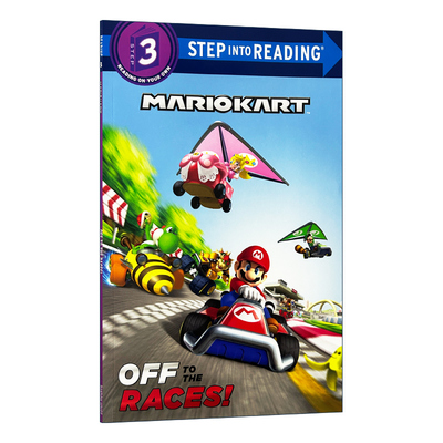 英文原版 Step into Reading 3 Off to the Races Nintendo Mario Kart马里奥卡丁车 出发去比赛 任天堂 兰登经典分级读物英文版