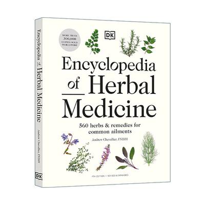 英文原版 Encyclopedia of Herbal Medicine DK草药百科全书精装新版 治疗常见疾病的560种草药 英文版 进口英语原版书籍
