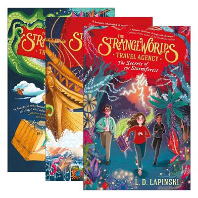 英文原版 The Strangeworlds Travel Agency 奇怪世界旅行社系列3册 儿童奇幻小说 英文版 进口英语原版书籍