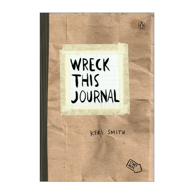 英文原版 Wreck This Journal Paper bag Expanded Edition 做了这本书 纸袋扩充版 创新从破坏开始 英文版 进口英语原版书籍