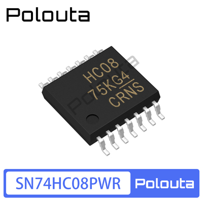 SN74HC08PWR TSSOP-14 四路2输入正与门 贴片逻辑芯片 Polouta