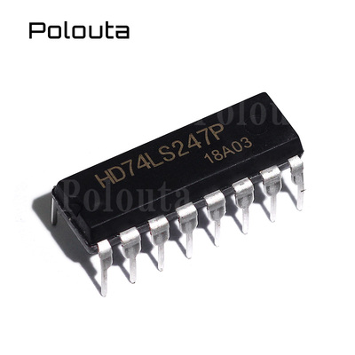 HD74LS247P 74LS247 BCD－七段译码驱动器 直插DIP-16 POLOUTA