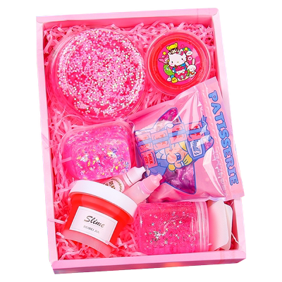 无毒套装盒m家网红少女心气泡胶
