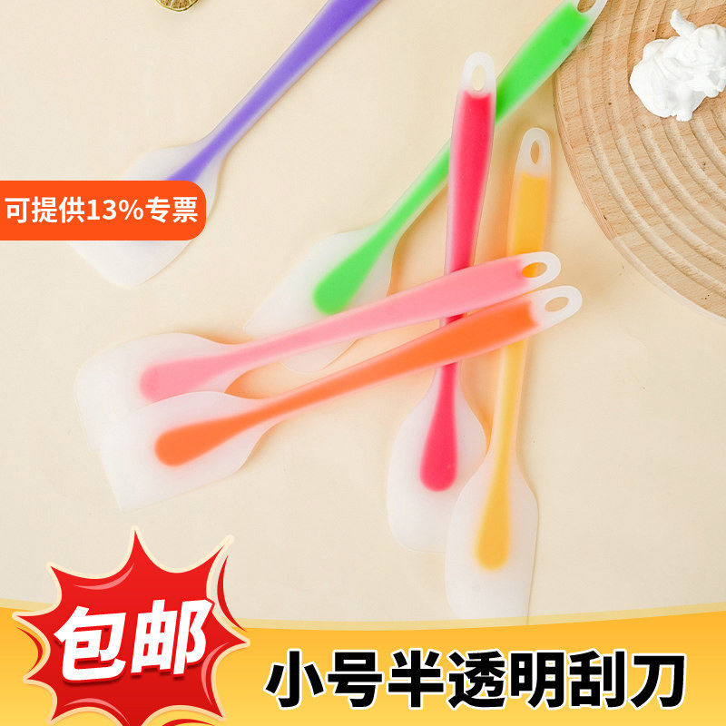 耐高温食品级一体式刮刀硅胶奶油蛋糕刮板烘焙工具抹刀搅拌刀铲子