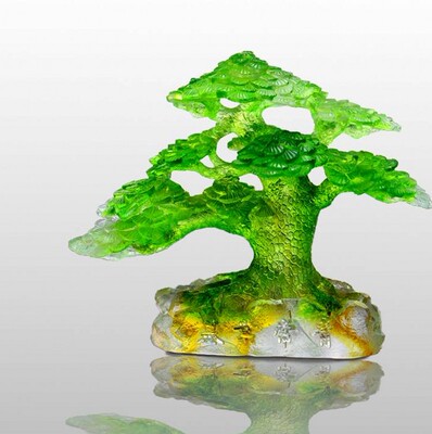 古法琉璃书房办公室商务礼品摆件