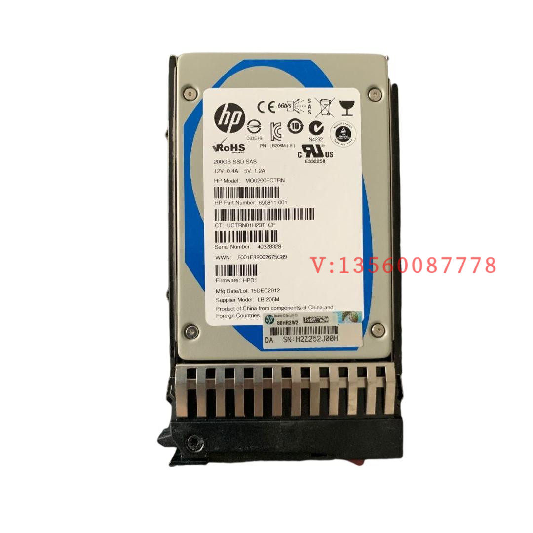 HP 691025-001 690811-001 200GB SSD SAS G8 G9服务器硬盘现货_虎窝淘