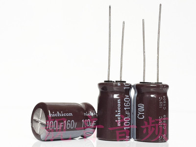 160V100UF 日本尼吉康 高频电解电容 100UF160V 规格：13X20、25