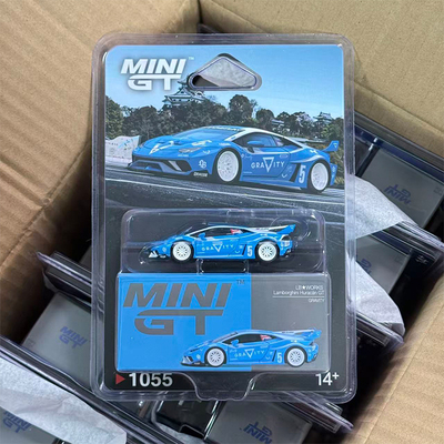 现货MINIGT 1:64 1055号兰博基尼HuracánGTGRAVITYLBWK 合金汽车