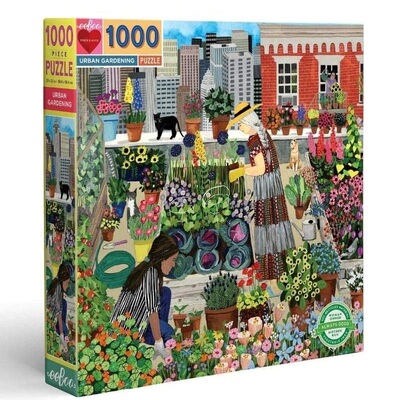 eeBoo纸质拼图城市园艺