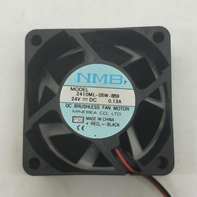 NMB 2410ML-05W-B59 6025 6CM 24V 0.13A停转告警风扇