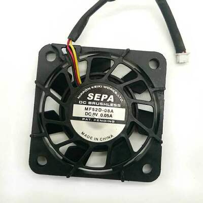 原装日本SEPA MF52D-08A 0.05A 5CM厘米 5010 8V超静音 cpu风扇