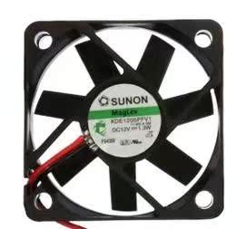 KDE1205PFV1 12V 1.3W 50*50*10MM 2线 原装建准SUNON静音风扇