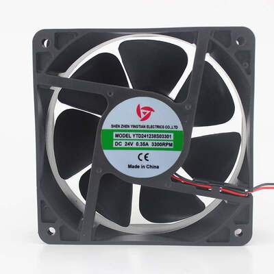 全新应天 YTD241238S 03301 03202 02600 B04101 24V 12CM 风扇