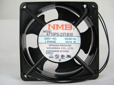 4715PS-23T-B30 230V 15/14W 120*120*38MM NMB铝框散热风扇12038