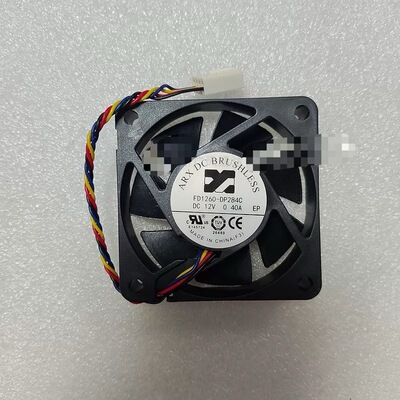 FD1260-DP284C DC12V 0.40A 6015 6CM 4线PWM温控 轴流散热风扇