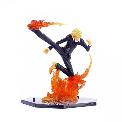 Hot One Piece 10cm Anime Figure GK Roronoa Zoro Three-blade