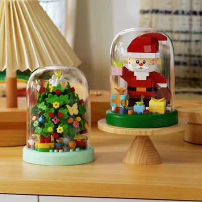 圣诞积木拼装玩具雪人圣诞老人