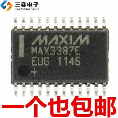 原装正品 MAX3387E MAX3387EEUG MAX3387ECUG+T TSSOP-24贴片芯片