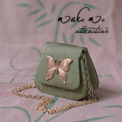 迷你小钱包口红粉饼小包包挂脖钥匙包mini女包新中式国风包挂件包