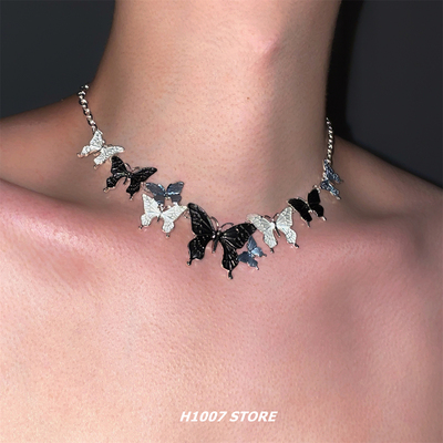 幻蝶梦境 小众设计男项链女款甜酷嘻哈风锁骨链高级感颈链ins配饰