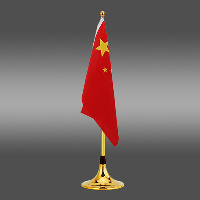 高档国旗党旗摆件各国国旗桌摆小红旗单杆台式办公室会议桌旗桌面