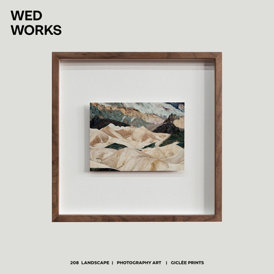 小众原创摄影悬浮装裱高级感挂画