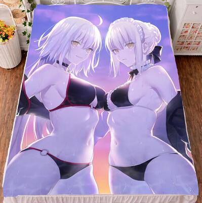 fatefgo黑贞德saber被套毛毯床单动漫周边cos二次元宅男生日礼物