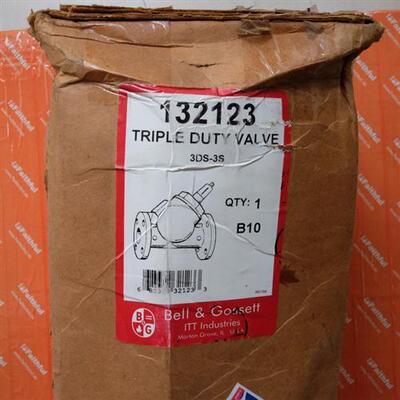 议价BELL GOSSETT 3DS-3S 赛莱默全新三功能阀 132123 Xylem