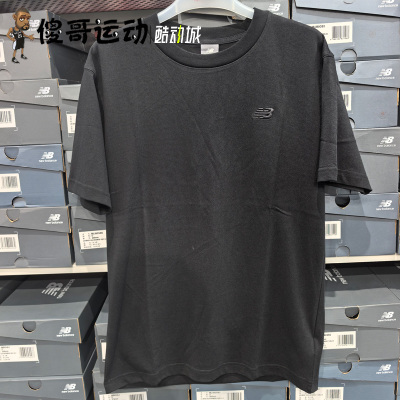 NEW BALANCE NB 男子春夏圆领纯棉透气运动休闲短袖T恤 MT41533