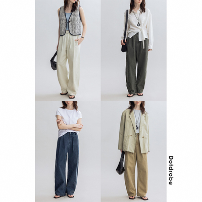 多着工装风洗水解构分割镰刀裤