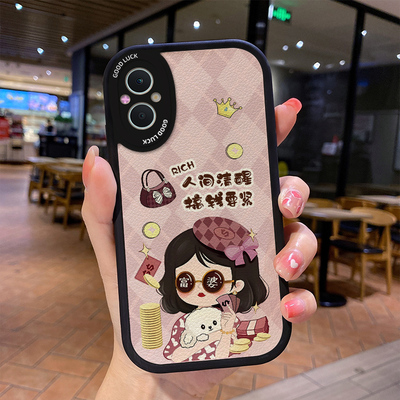 女孩硅胶软壳reno11手机壳