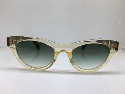 eloise 透明手工板材猫眼太阳镜女玳瑁色镜腿墨镜