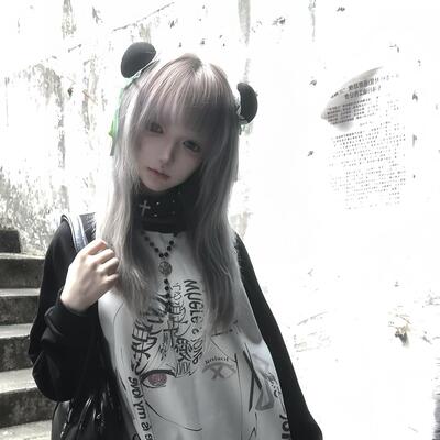 断片小说原创 二次元亚文化潮牌宽松插肩袖卫衣秋冬上衣女